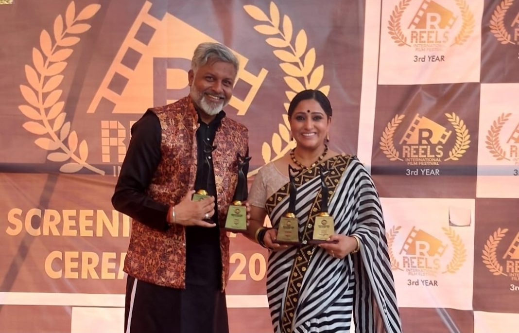 *Mumbai:Ashutosh Singh and Maleeka Ghai,bagged 4 awards for their ...